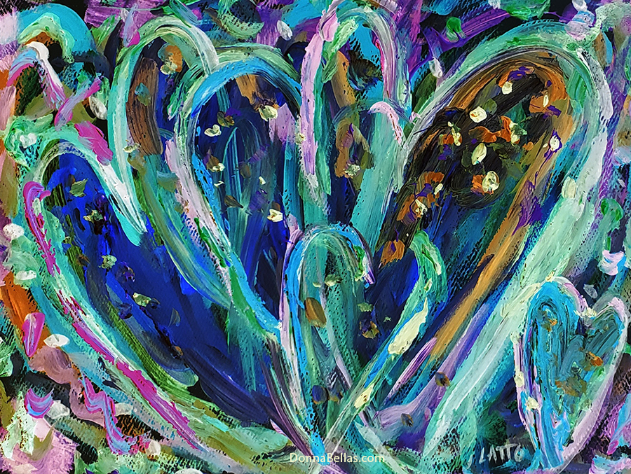 Abstract Art Challenge #8 - DonnaBellas Art