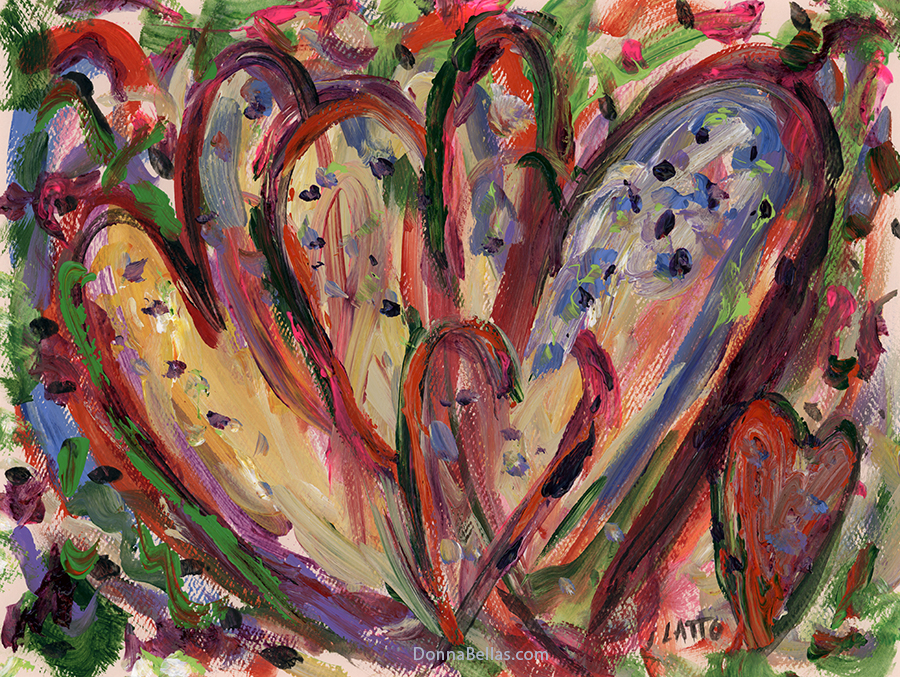 Abstract Art Challenge #8 - DonnaBellas Art