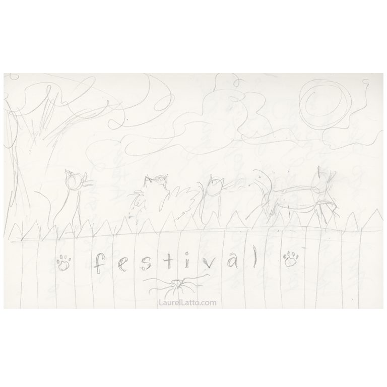 SCBWI Artober Day 18 Art Prompt “Festival" - DonnaBellas Art